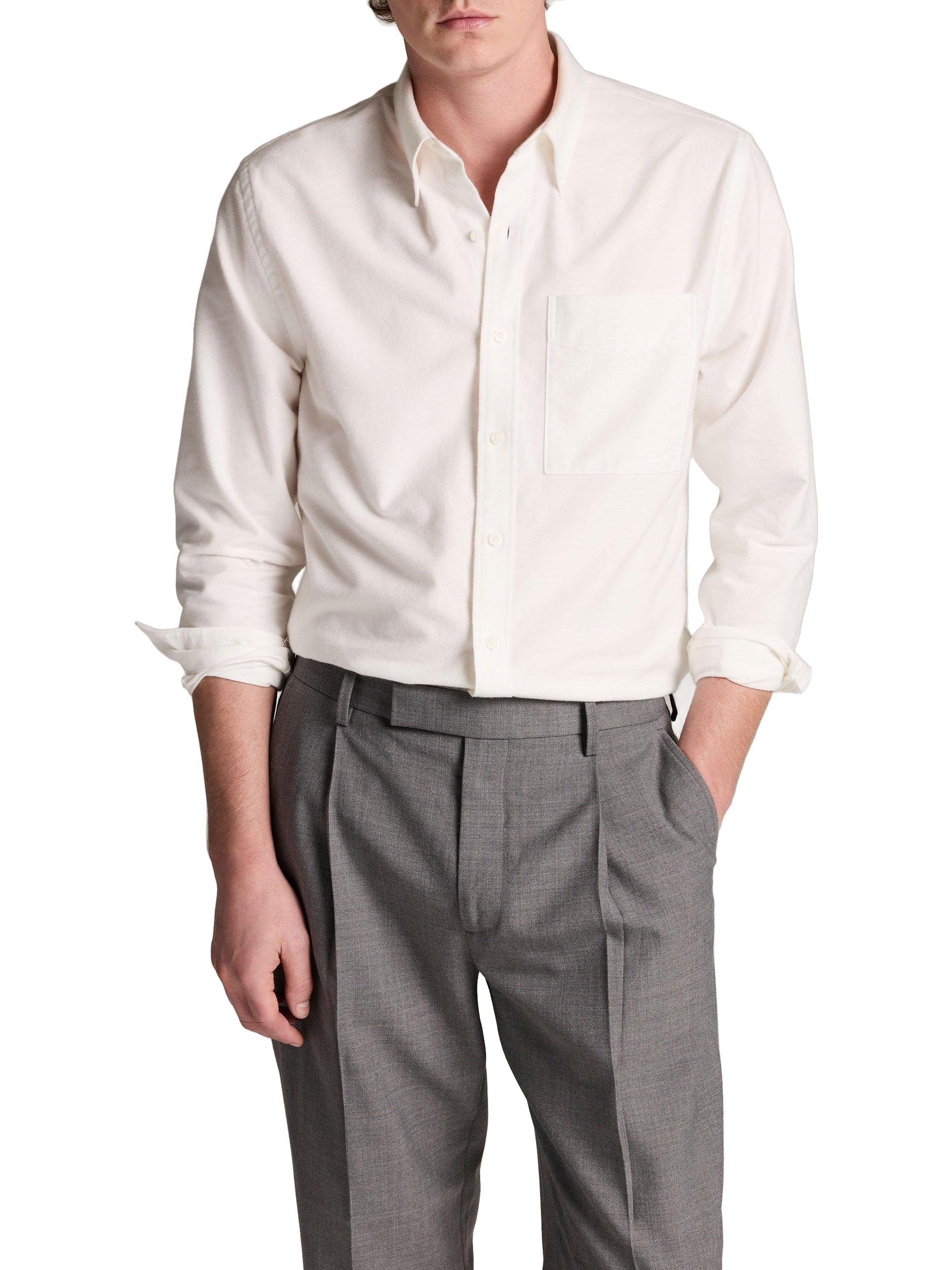 VINCE men's cotton oxford button-down shirt